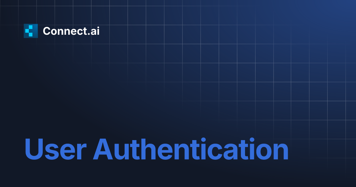User Authentication | Connect.ai