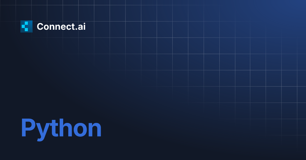 Python | Connect.ai